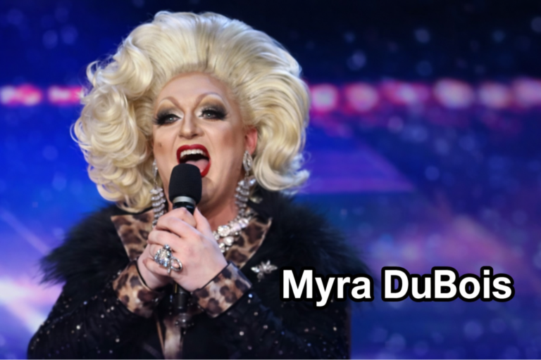 Myra DuBois: A Fearless Force in British Drag Comedy - Guru Magazine